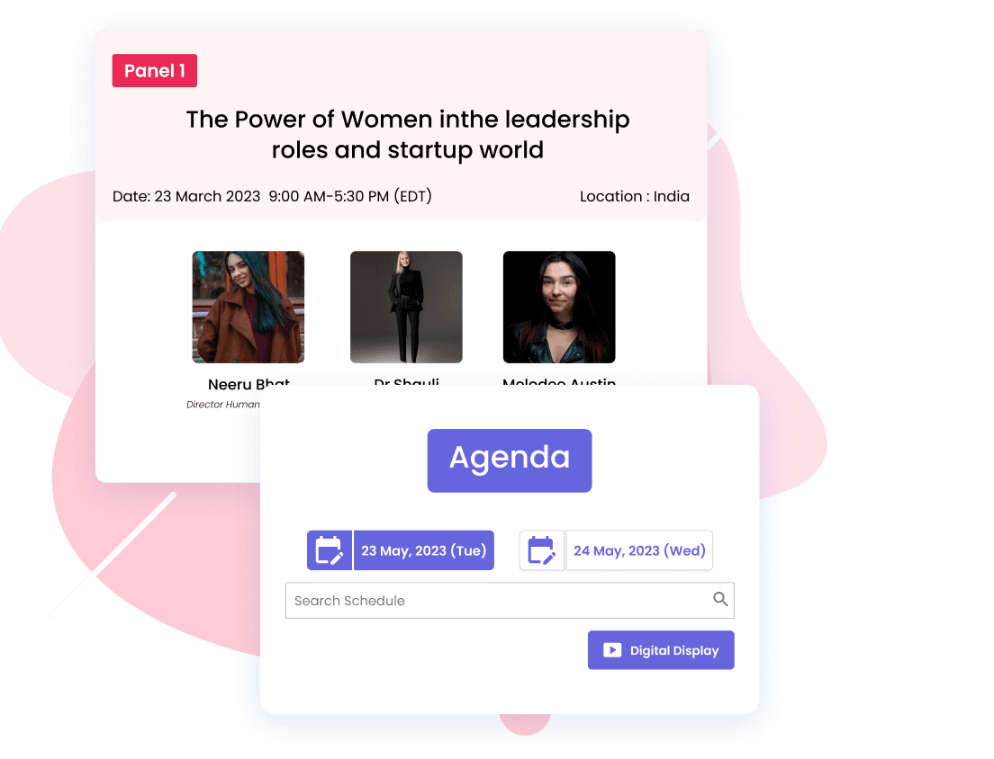 Live Event Digital Session Boards | EventTitans